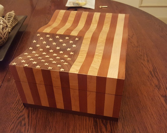 Flag Humidor from Dave G. – Brusso Hardware